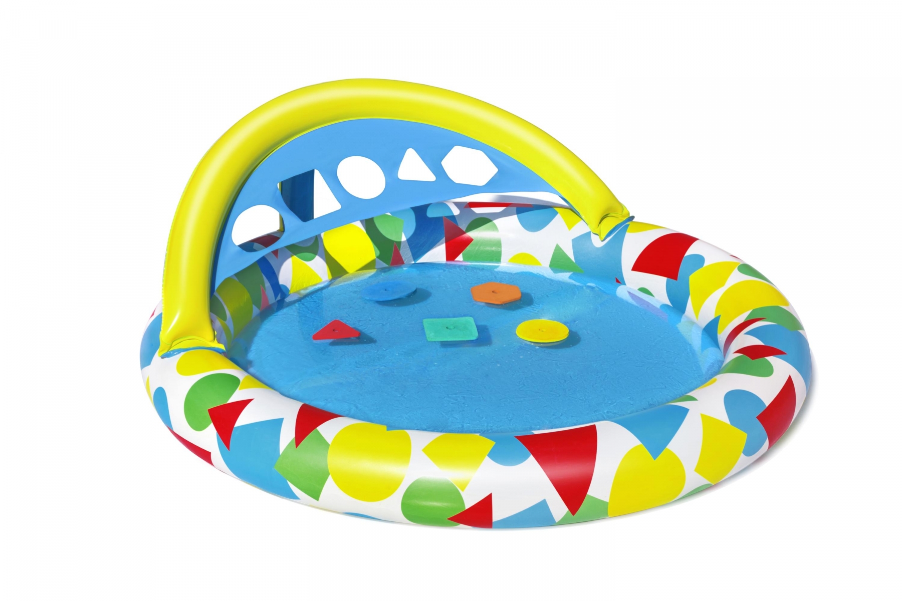 BESTWAY pripučiamas baseinas Splash & Learn, 1.20m x 1.17m x 46cm ...