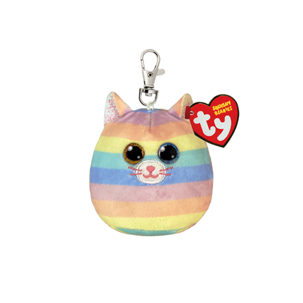 TY Squishy Beanies minkštas pakabukas lapė HEATHER, TY39561 | Klasikiniai