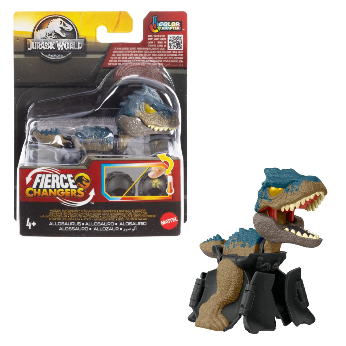 JURASSIC WORLD rinkinys Nuožmūs Pokyčiai Paslėpta perykla asort., HLP00 ...