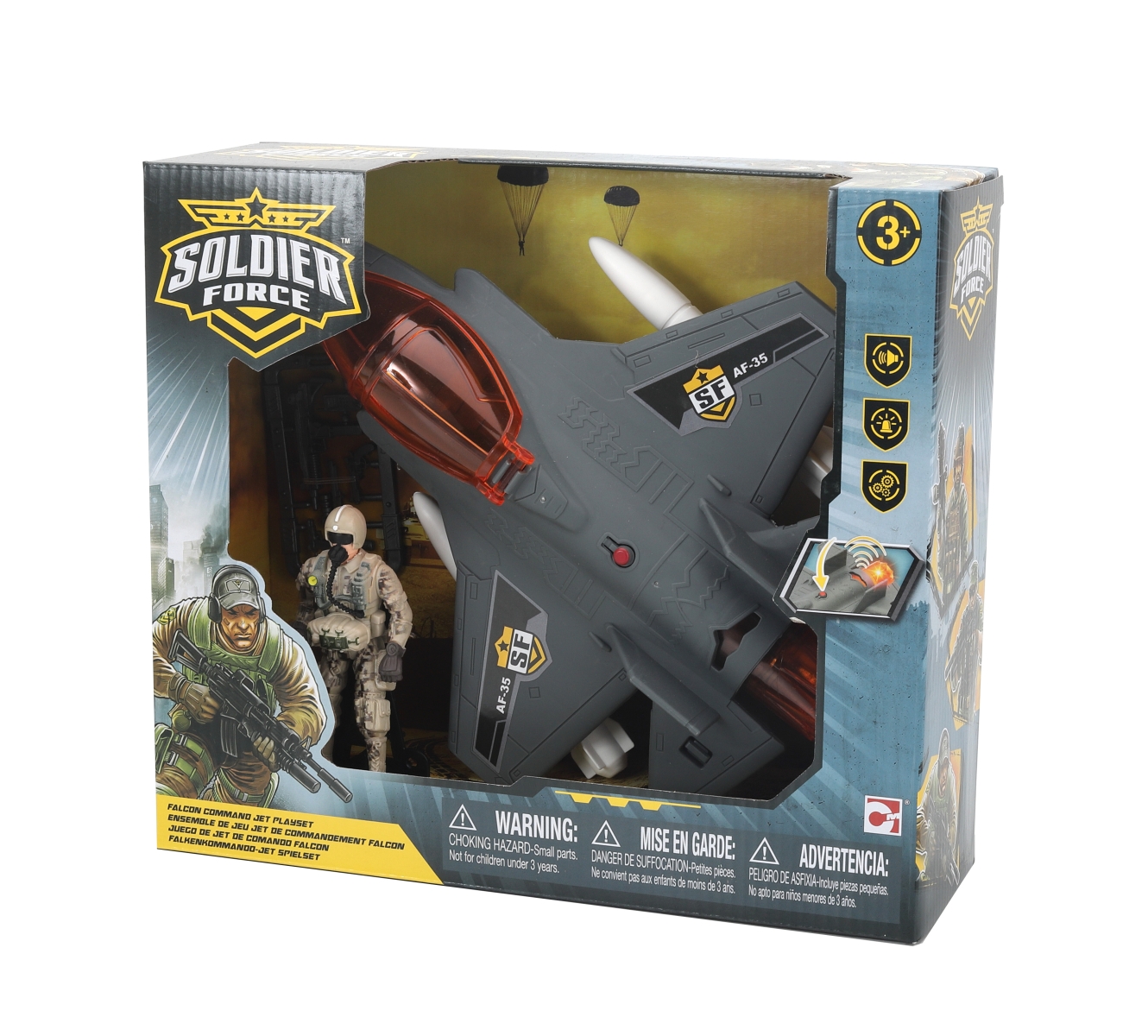 CHAP MEI karinis rinkinys Falcon Command Jet Soldier Force, 545104 ...