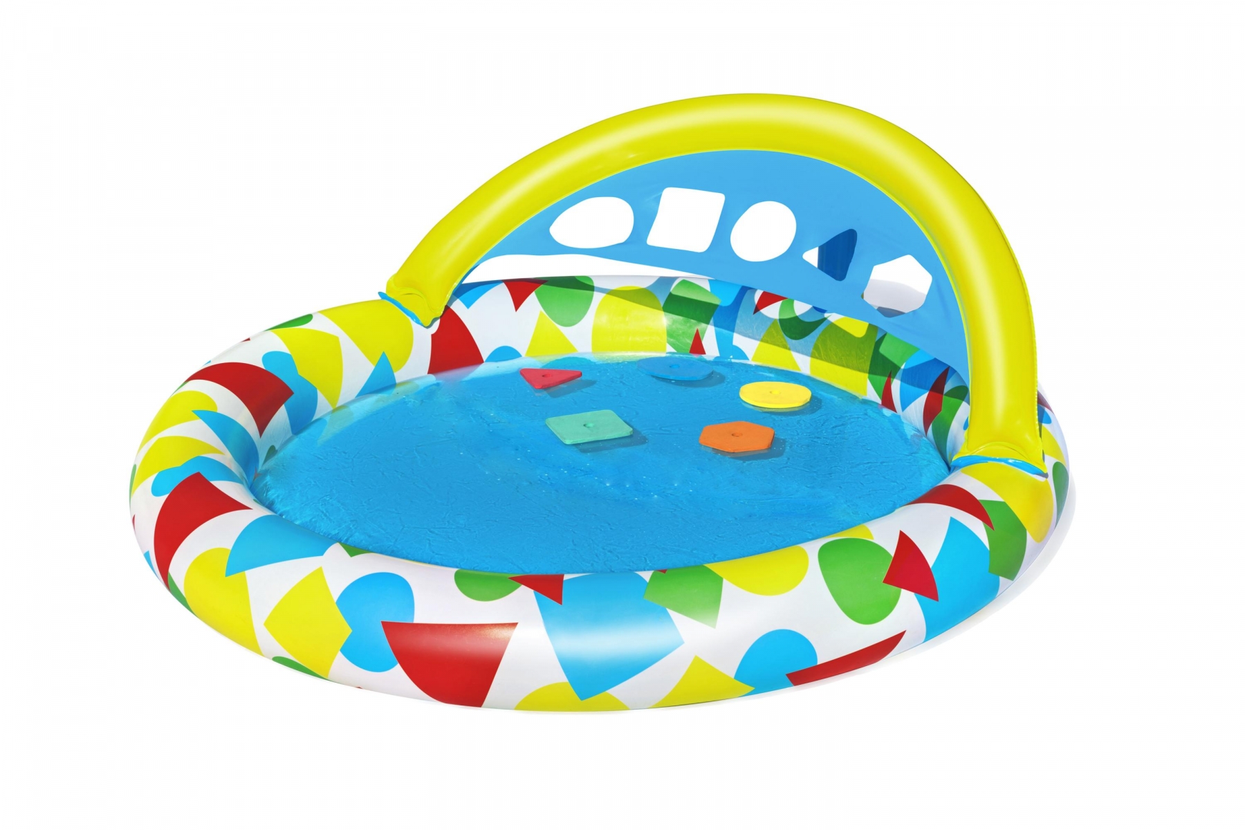 BESTWAY pripučiamas baseinas Splash & Learn, 1.20m x 1.17m x 46cm ...