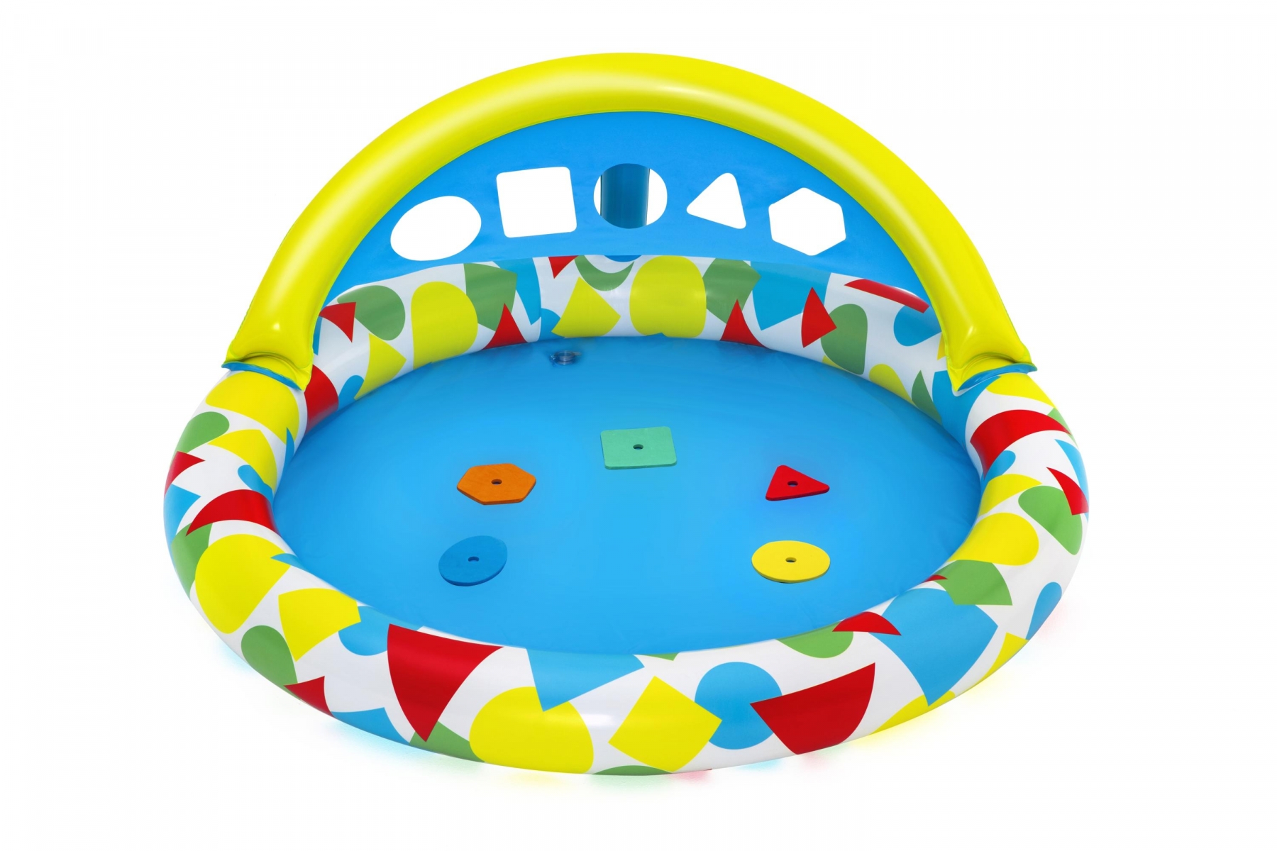 BESTWAY pripučiamas baseinas Splash & Learn, 1.20m x 1.17m x 46cm ...