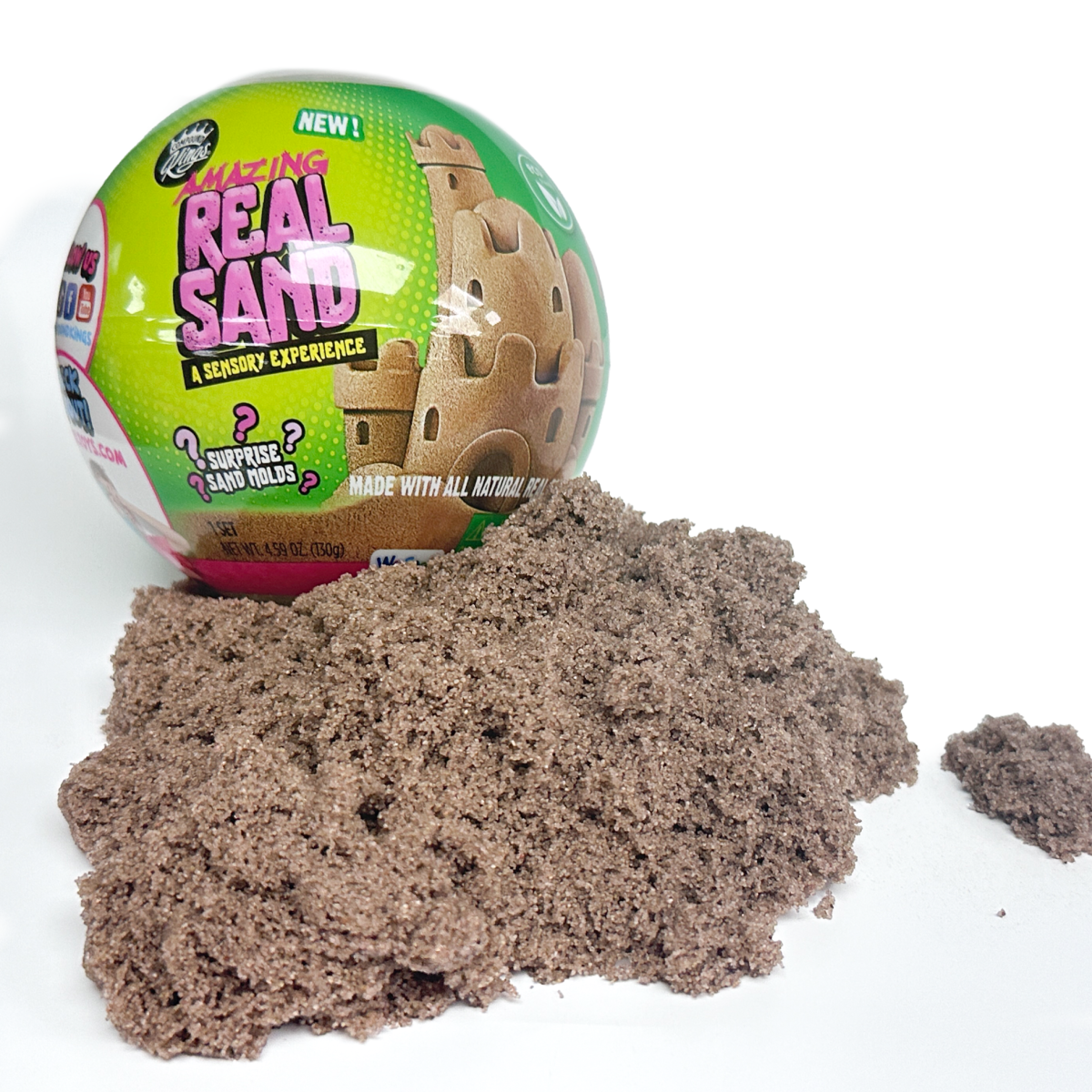 AMAZING REAL SAND kinetinis smėlis Real Sand Sensory Ball PDQ ...