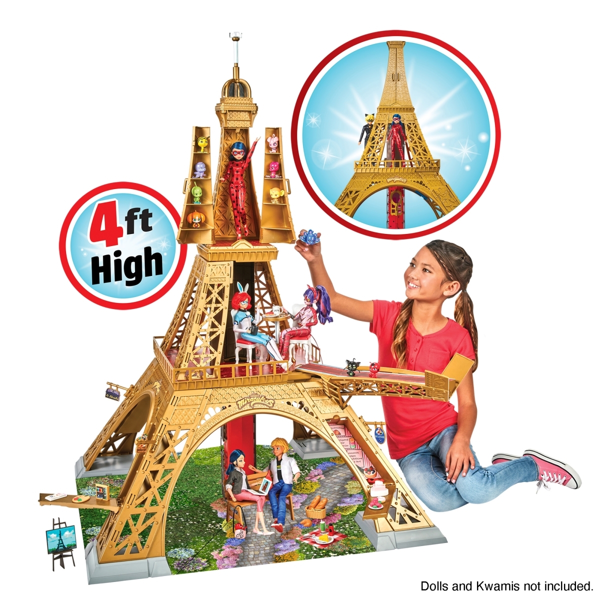 MIRACULOUS žaidimų rinkinys Paris Heroez Playset, 50659 | Figūrėlės