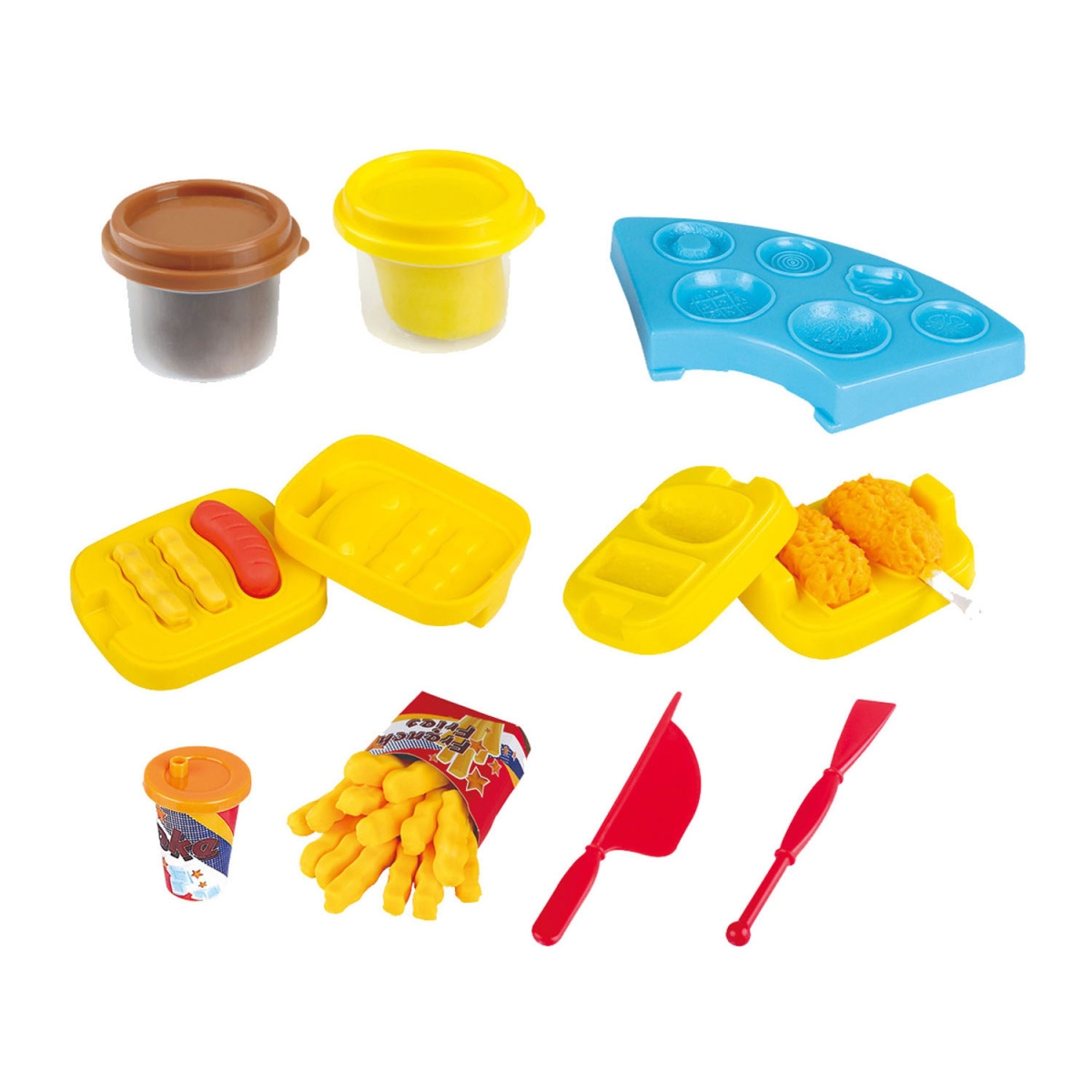 PLAYGO DOUGH Mėsainiu rinkinys, 8302/8304 | Virtuvėlės indai ir kiti ...