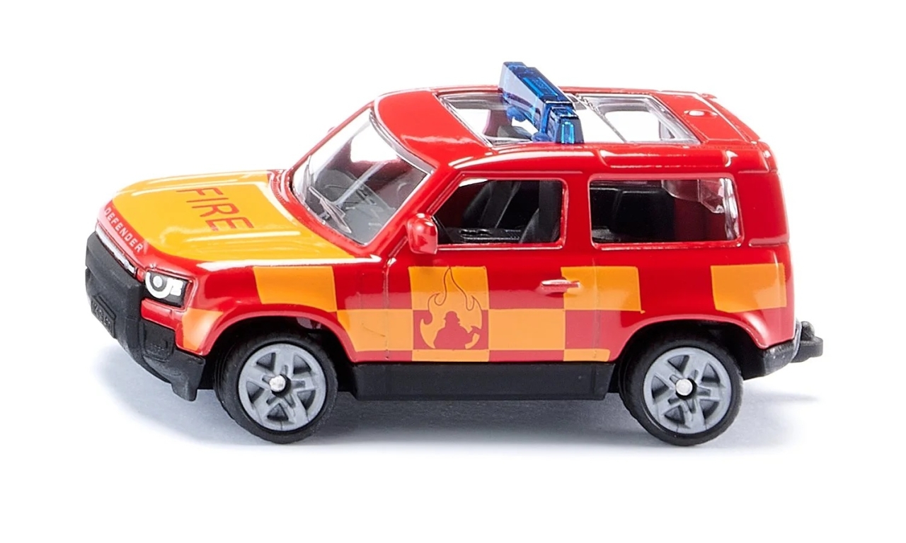 SIKU automobilis Land Rover Defender Fire, 1568 | Mašinėlės ir modeliukai