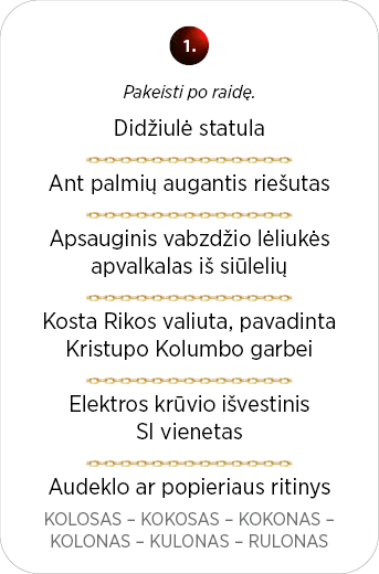 TERRA PUBLICA Stalo žaidimas Auksinis protas Grandinėlės Čempionų lyga ...